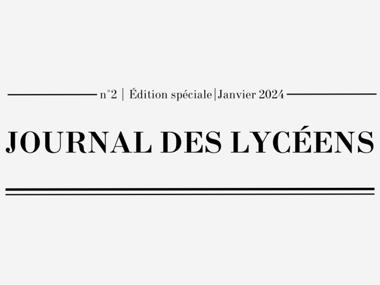 Le Journal des Lycéens - Ensemble scolaire Charles de Foucauld - Limoges